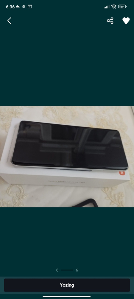 Redmi note 13 pro + 5g global 8.0+4.0 GB 256 GB