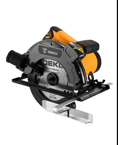 Дисковая (циркулярная) пила DEKO DKCS1800 Laser 1800Вт, 190мм диск, ла