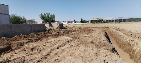 .Продам землю 3,8сотих фасад 11х34метр ориентир Тешиккуприк канцтовар.