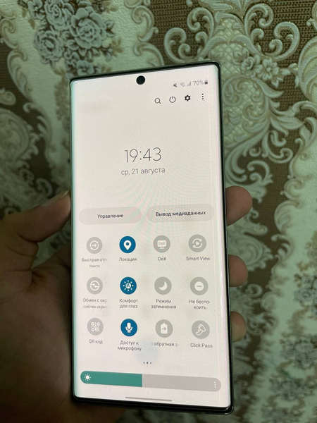 Samsung note 10plus 5g snapdragon kareya 12/256gb ideal