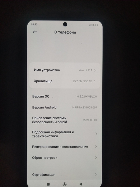 Xiaomi mi 11T 8/256gb