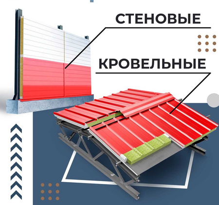 Производство и продажа кровельных и стеновых СЕНДВИЧ ПАНЕЛЕЙ