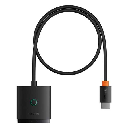 HDMI сплитер Baseus с кабелем 1м, HDMI двойник