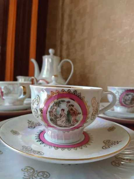 Новый Henneberg Porzellan 1777 Чайный сервиз