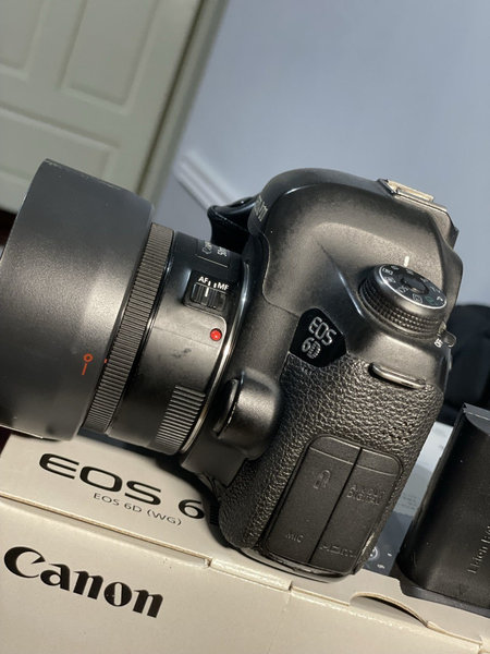Canon eos 6d +canon 50mm 1.8 stm obektiv