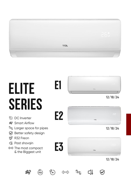 Кондиционер 12 TCL INVERTER 2024