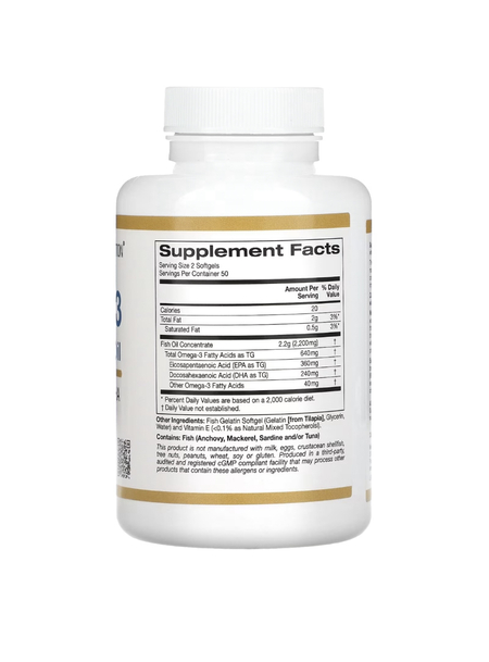Omega 3 California Gold Nutrition
