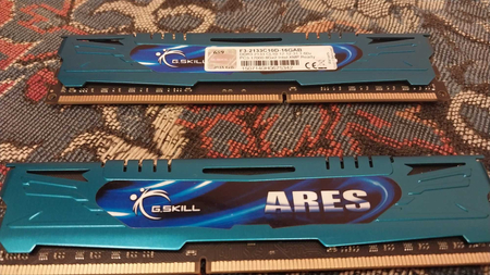 Оперативная Память DDR3 G.SKILL ARES 16GB (2 X 8 GB) 2133 MHz.