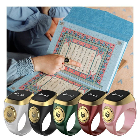 Zikr ring tasbehlari 5 hil rangi va 3 hil o'lchamda