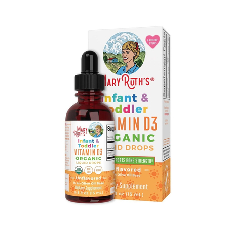 Жидкие капли витамина D3 от MaryRuth Organics для младенцев и детей