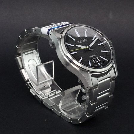 Seiko Big Date Black Dial