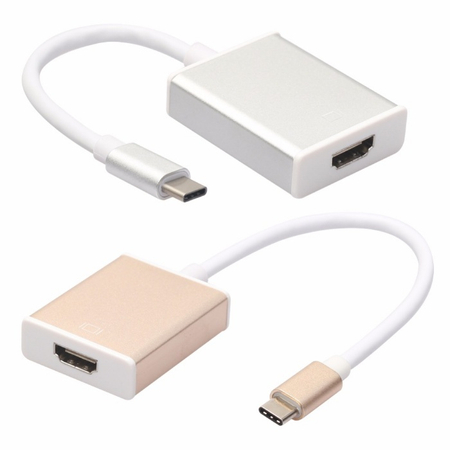 USB 3.1 Тип C к HDMI/DP 4К HDTV цифровой кабель-адаптер конвертер