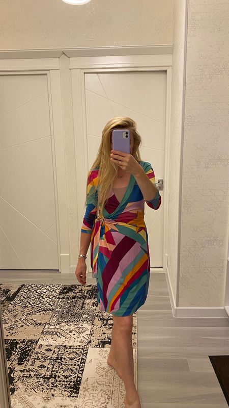 Платье с запАхом Diane von Furstenberg оригинал Италия