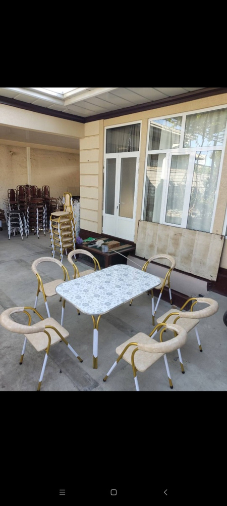 Темир стол стулар заказ оламиз