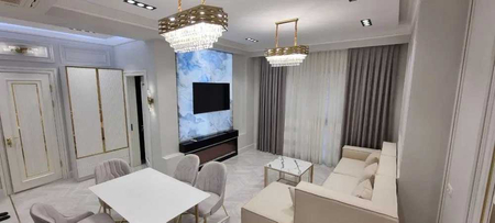 Mirabad Avenue 2 комнатная с ремонтом под ключ 58м2 вид во двор