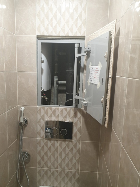 Стальной люк под плитку, Хаммер, размеры от 20*30 до 60*120