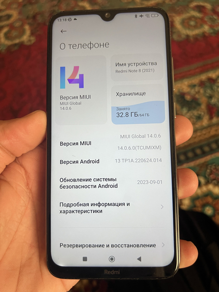 Redmi note 8 4/64