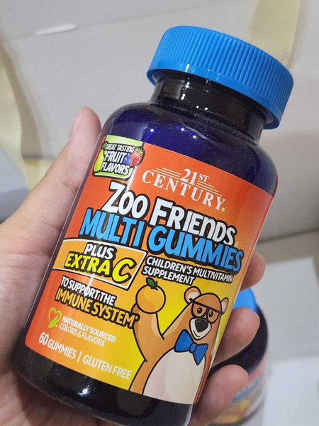 21st Century, Zoo Friends, мульти витаминные жевательные мармеладки,60