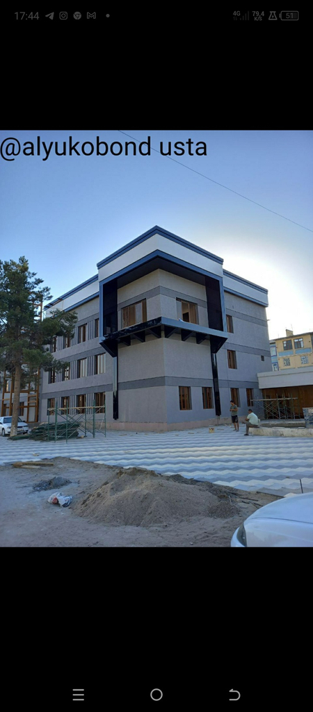 Алюкобонд#аликафон алупан алкафон#alukafon#alikafon#фасад#уста