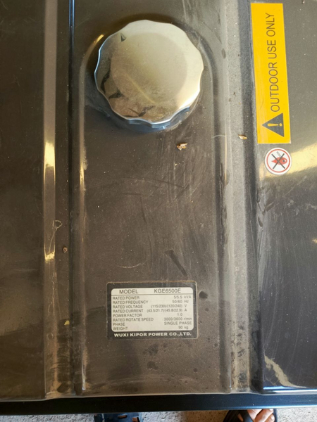 Generator KIPOR Gaz+Benzin 6500v
