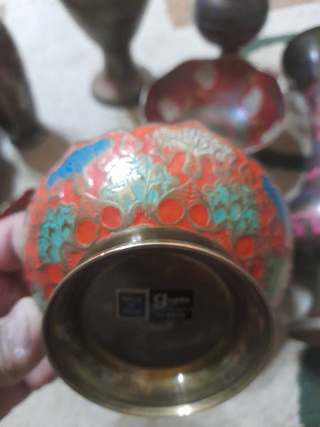 Индийские вазы латунивые