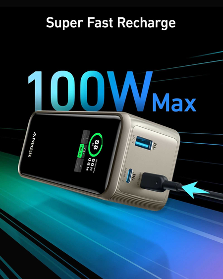 Anker A1336 Prime 20000mAh Беспроводной блок питания 200W