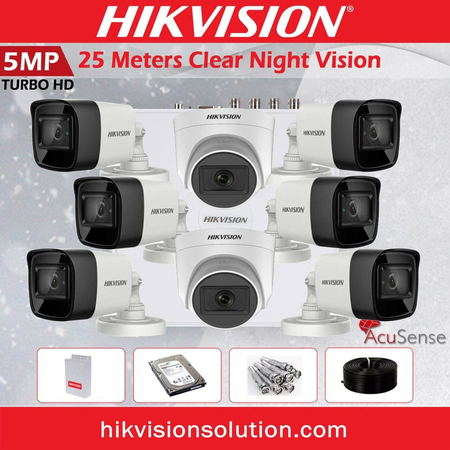 Камера наблюдения Hikvision HD turbo 5.MP