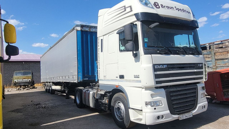 DAF XF EURO 5 + КRONE прицеп cотилади