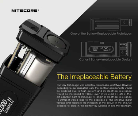 Fonar Nitecore TM10K LTP 10 000 /Мощный перезаряжаемый фонарь