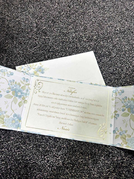 Taklifnomalar / Пригласительные / Invitations