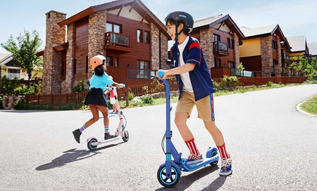 Акция! Электросамокат детский Ninebot Kids E8 синий и розовый