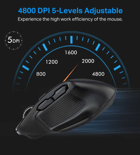 E-YOOSO X-31 USB 2.4G Simsiz o'yin sichqonchasi katta qo'llar uchun