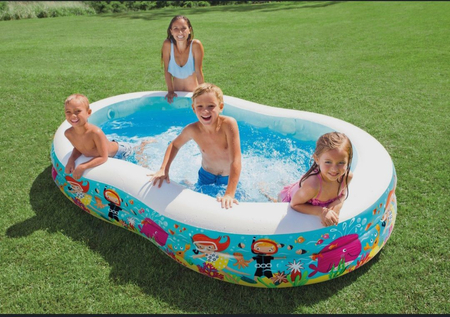 INTEX детский надувной бассейн 262×160 basseyn bolalar baseyni
