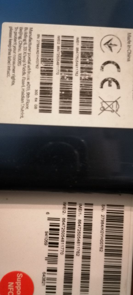 Redmi not 9  ideal holatda