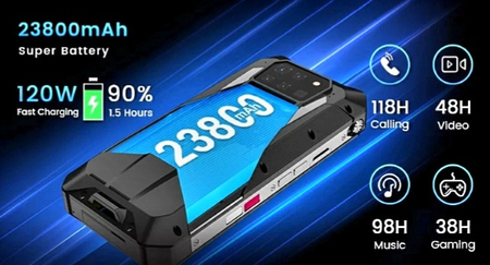 Tank 3 Pro — защищенный смартфон 5G емкостью 23800 мАч