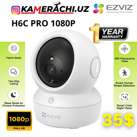 Ezviz H6c Pro 4MP Video kuzatuv Kuzatuv kamera Видеонаблюдение Камера