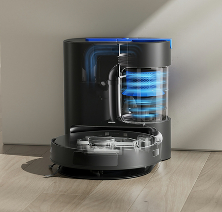 ECOVACS DEEBOT N20 Pro Plus для влажной уборки дома ,8000 па,черный