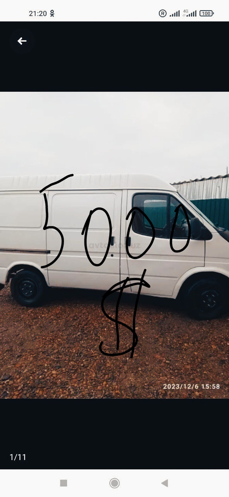 Форд транзит холати Зур года 1992 дизель нархи 5000&