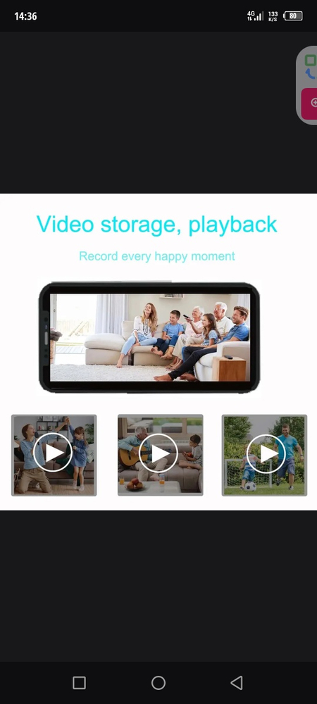 Камера ведио мини WIFI 128gb