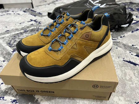 Оригинал Clarks Mens WellmanTrailAP , повседневные кроссовки