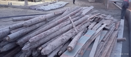 Imorat uchun sifatli yog'ochlar b/u 1 marta ishlatilgan