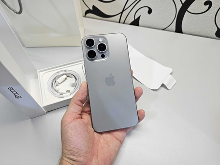 ПРОДАМ iPhone 15 Pro MAX 256GB Natural /100% / 2 Цикл. Состояние НОВОЕ