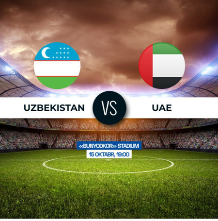 Oʻzbekiston BAA oʻyiniga bilet Futbol