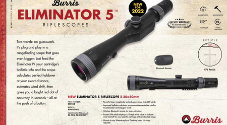 Опт. прицел BURRIS ELIMINATOR V 5-20x50 (с дальномером и бал.калькуля)