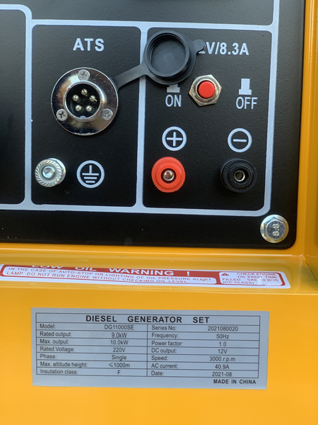Генератор 10kw +AVR (Generator dvijok движок)