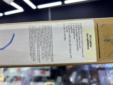 Hp i3 1215U 4/256gb (15.6) yangi sotiladi
