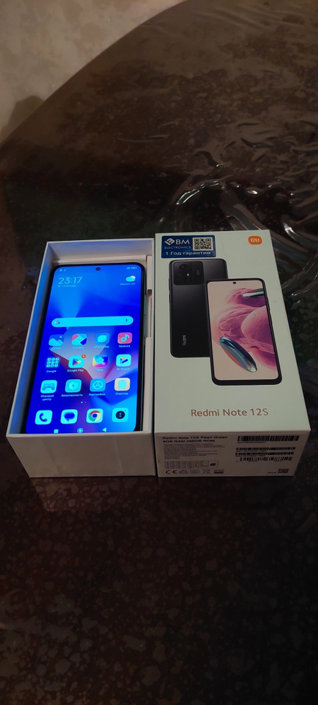 Продаю Redmi Note 12S 8+4/256GB Green за 125 у.е!