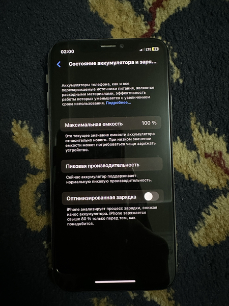 Iphone x 256 gb LLA