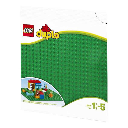 Зеленая пластина для строительства LEGO DUPLO