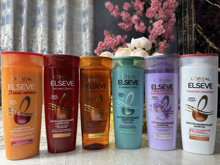 Shampun Clear Elseve Fructis Pantene head& shoulders chistoe linya